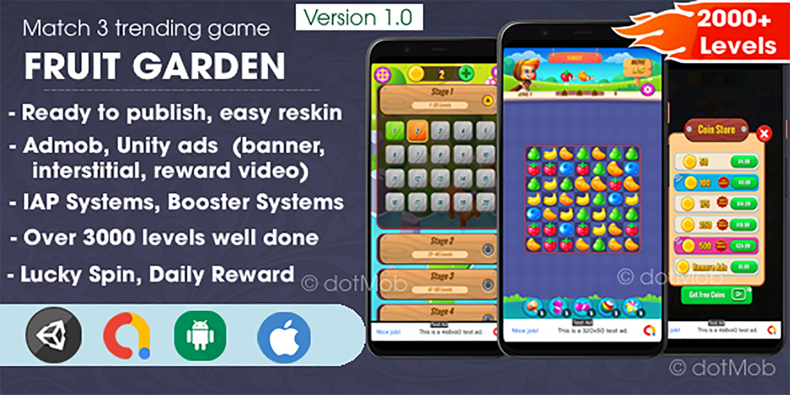 Bubble Shooter Unity Template Project Android Ios Admob Graphicfort